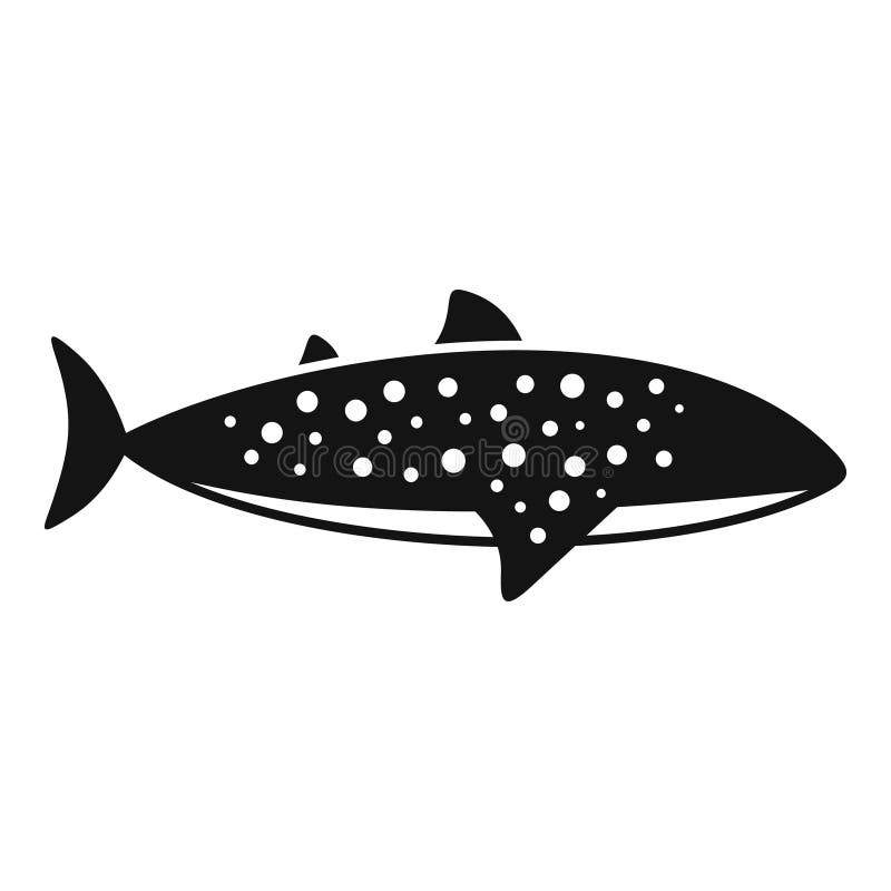 Silhouette of a Spotted Fish Stock Vector - Illustration of abstract ...