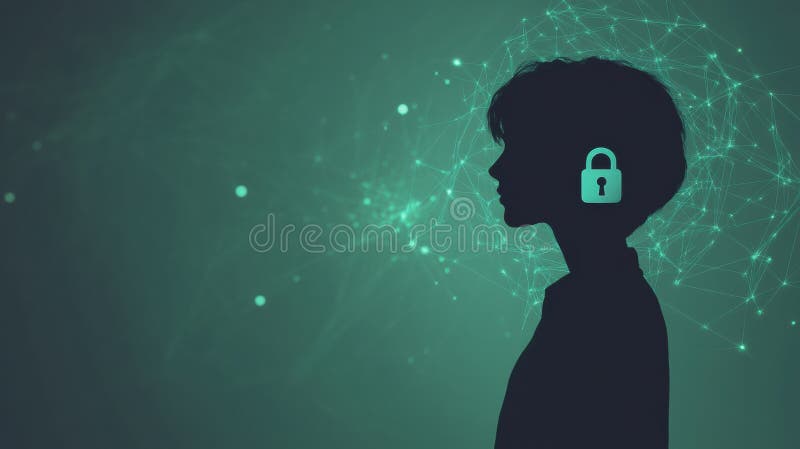 Silhouette of Lock with Union Jack Flag on the Background Stock Photo - Image of crisis, risk ...