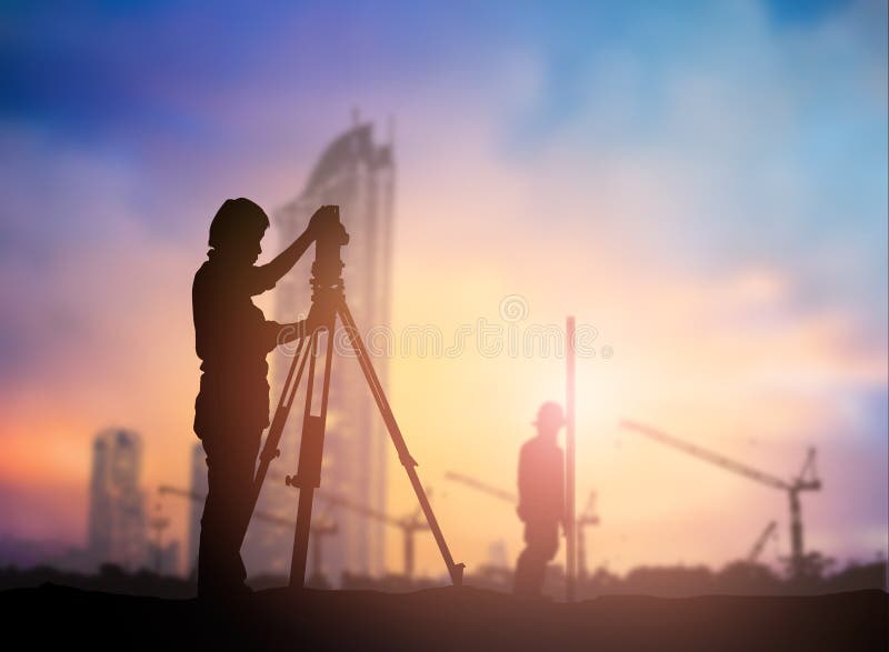 246 Surveying Silhouette Stock Photos - Free & Royalty-Free Stock ...