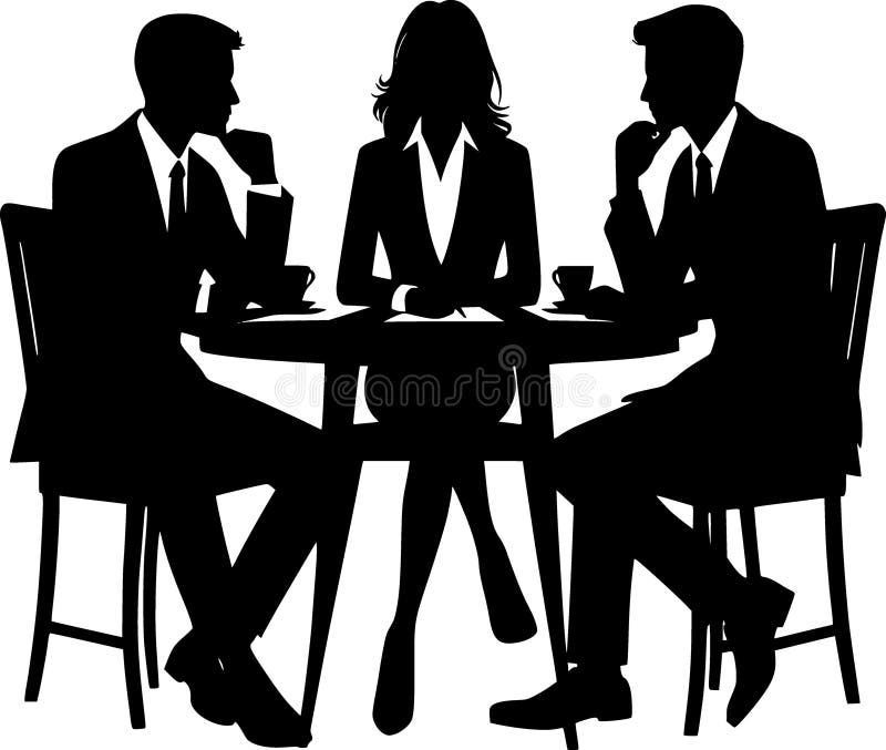 Discussion Round Table Stock Illustrations – 3,294 Discussion Round ...
