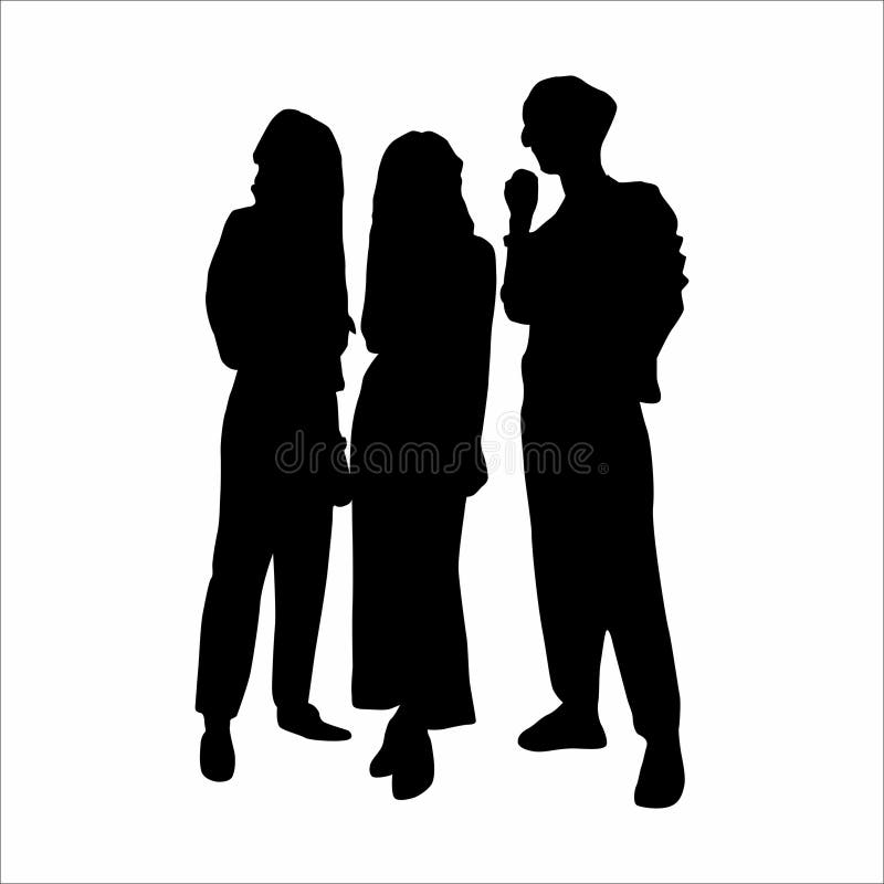 Singing Stage People Cartoon Stock Illustrations – 1,627 Singing Stage ...