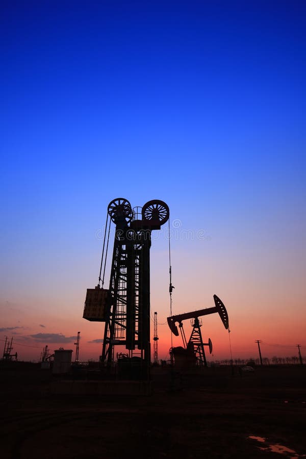 Tower type pumping unit stock image. Image of works - 173935707