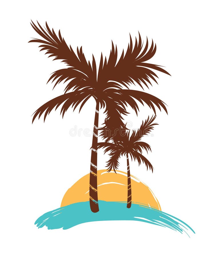 Jamaica Palm Trees Stock Illustrations – 49 Jamaica Palm Trees Stock ...