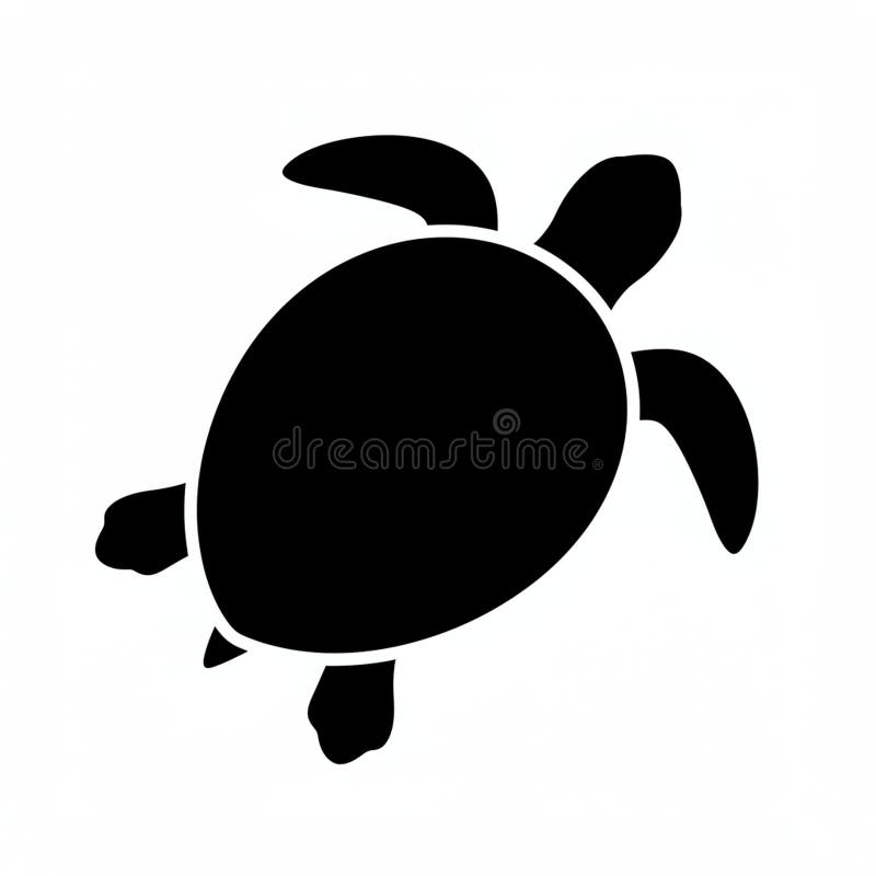 Stylized Outline Silhouette Turtle Stock Illustrations – 187 Stylized ...