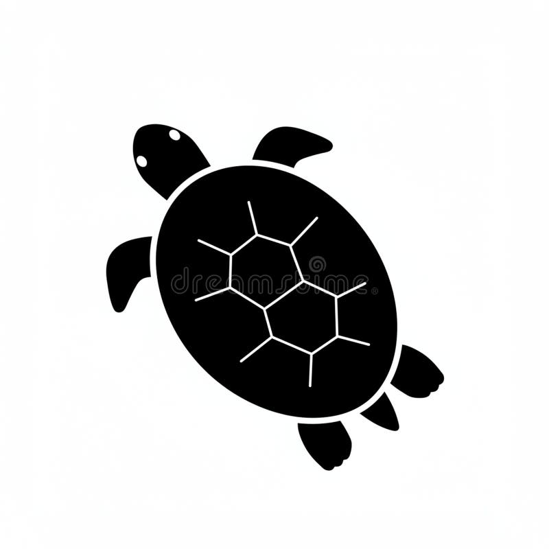 Simple Turtle Silhouette Stock Illustrations – 2,902 Simple Turtle ...