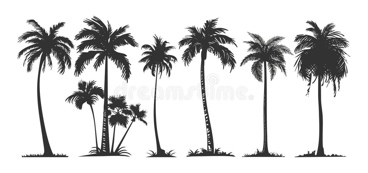 Types Palm Tree Stock Illustrations – 854 Types Palm Tree Stock ...