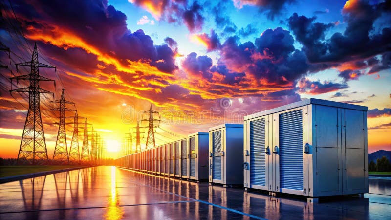 Advanced Energy Storage Solutions Stock Illustrations – 1,512 Advanced ...