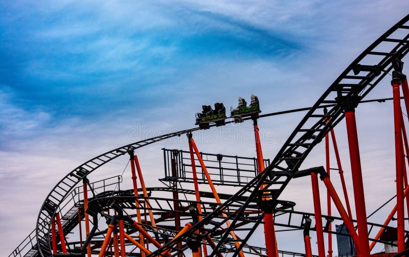 Empty Roller Coaster Cart