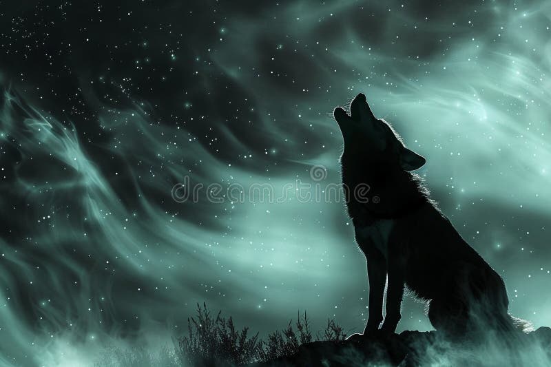 Howling Wolf Aurora Stock Photos - Free & Royalty-Free Stock Photos ...