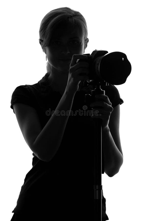 620 Woman Silhouette Video Camera Stock Photos - Free & Royalty-Free ...