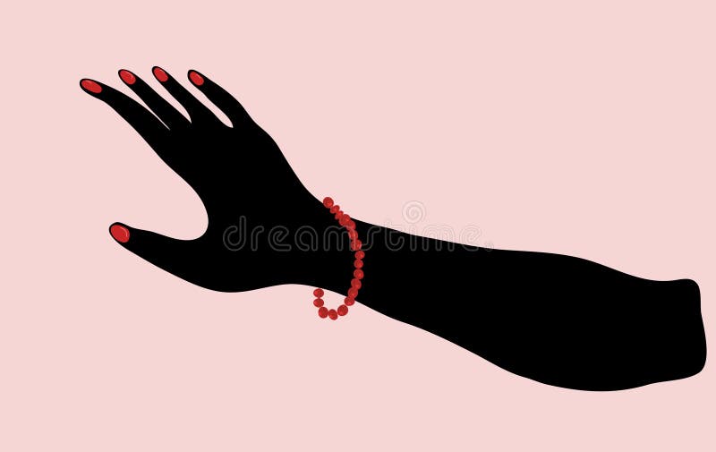 Woman`s Hand Icon Line Vector Illustration Of Female Hands Of
