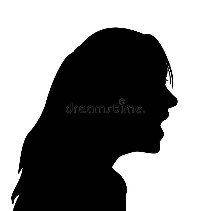 Silhouette of Woman Screaming Stock Vector - Illustration of despair ...