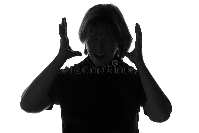 676 Grief Woman Silhouette Stock Photos - Free & Royalty-Free Stock ...