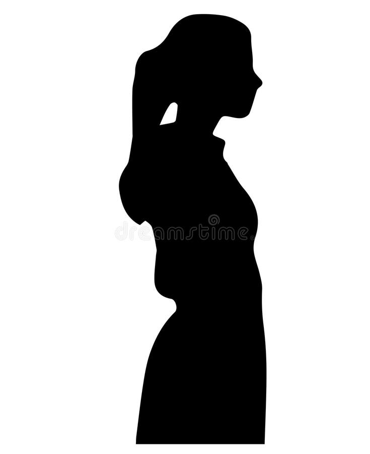 Woman Silhouette Standing