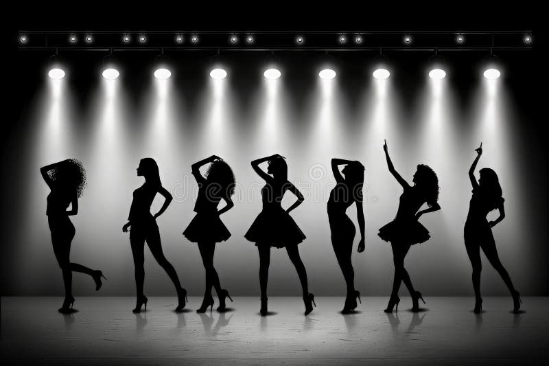 Enthralling Silhouette Dance Performance at Dusk a Celebration of ...