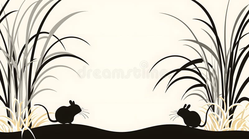 Silhouetted Mice Stock Illustrations – 5 Silhouetted Mice Stock ...