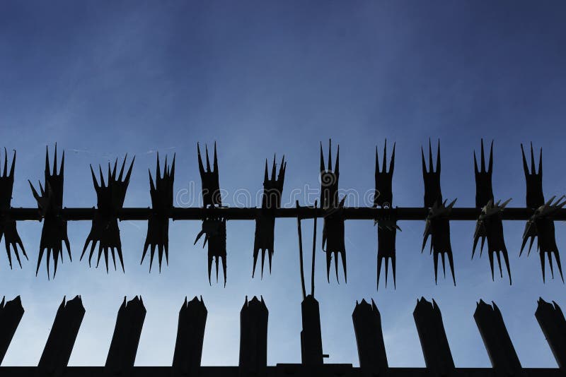 296 Spiky Metal Fence Stock Photos - Free & Royalty-Free Stock Photos ...