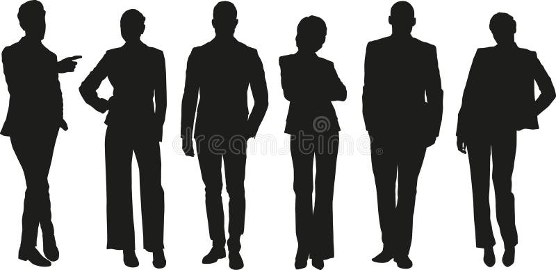 Silhouettes 70 stock vector. Illustration of black, model - 321600798