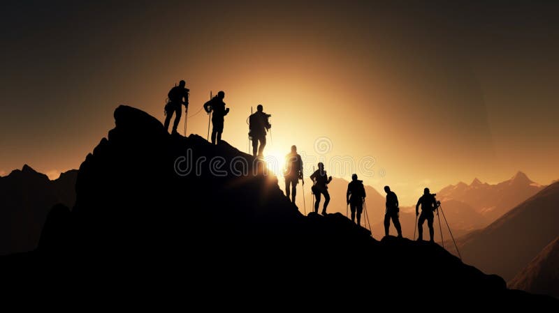 Climbers Determination Stock Illustrations – 41 Climbers Determination ...