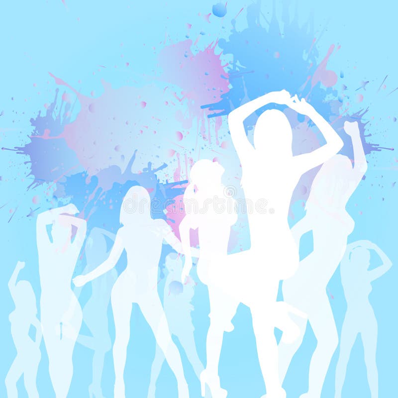 Silhouettes stock illustration. Illustration of clubbing - 59363929