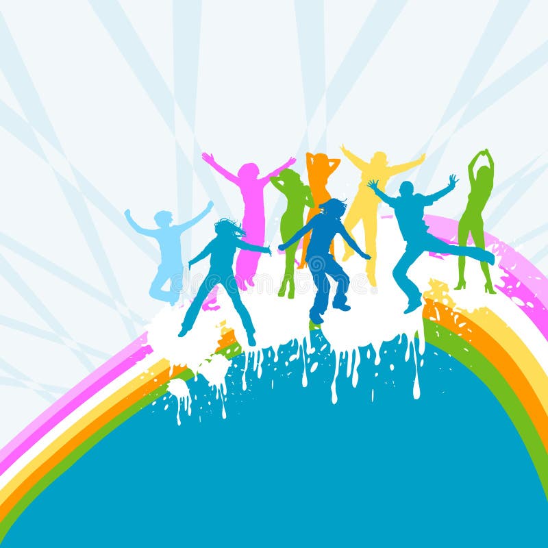 Kids Dancing Stock Illustrations – 6,783 Kids Dancing Stock ...