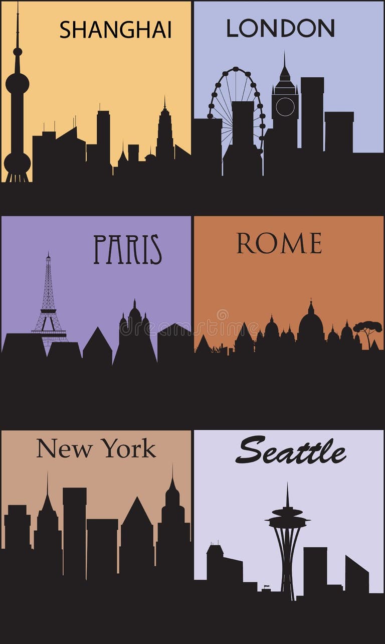 Famous Silhouettes Stock Illustrations – 2,494 Famous Silhouettes Stock ...