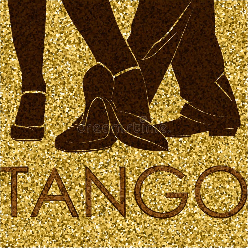 Silhouettes of Feet of Dancing People Stock Vector - Illustration of ...