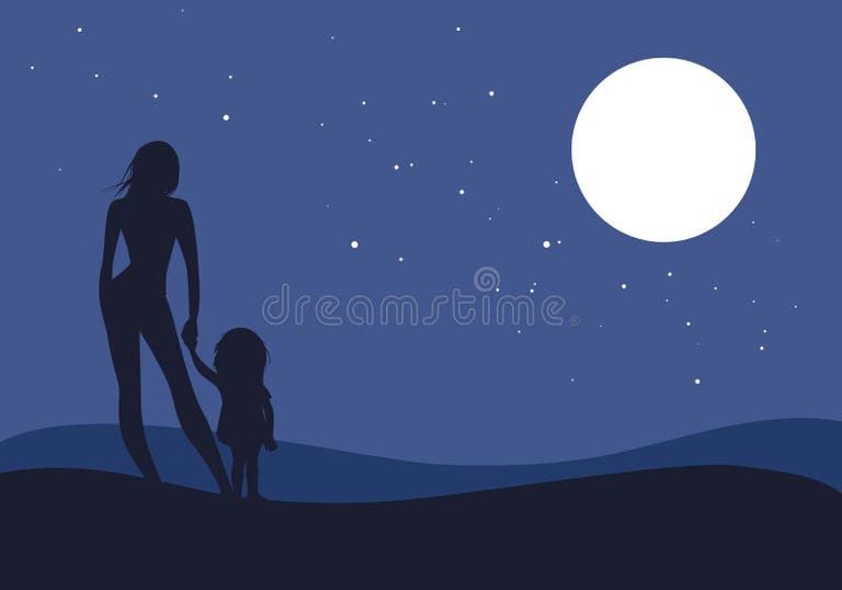 Mother Daughter Silhouettes Stock Illustrations 2 187 Mother Daughter