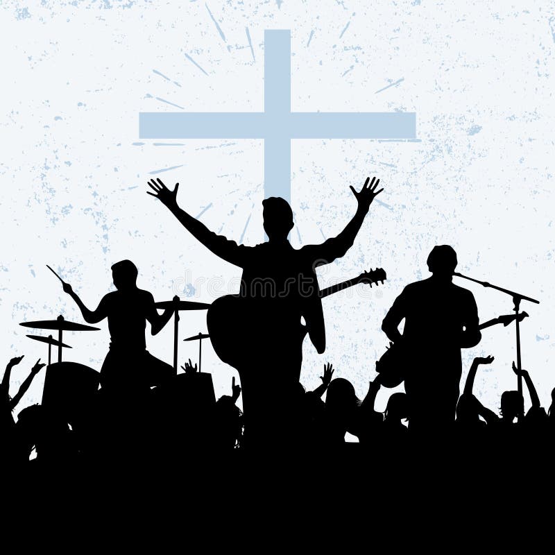 Worship Band Silhouette