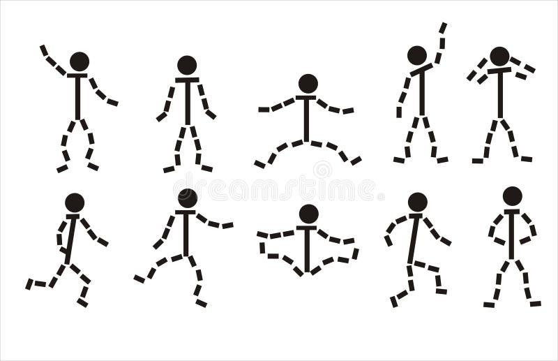 People Sketch. Casual Group of People Silhouettes. Outline Hand Drawing ...