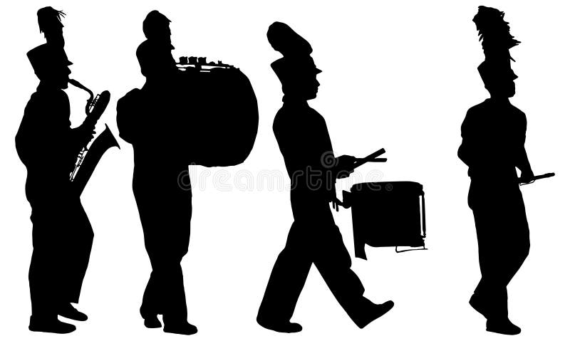 Marching Band Stock Illustrations – 1,352 Marching Band Stock ...