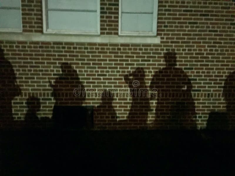 People at a Party Shadow on the Wall Stock Image - Image of friends ...