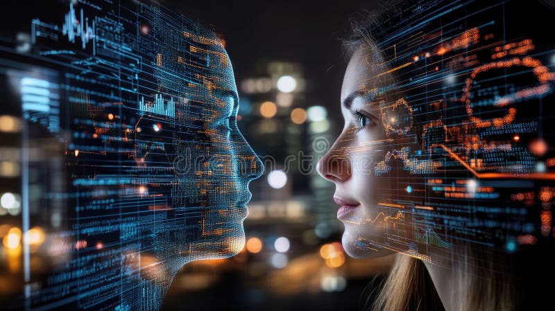 Silhouettes in Profile Showcase Vibrant Colors and Intricate Patterns ...