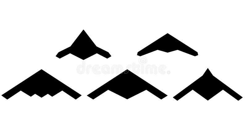 Vector Stealth Bomber Aircraft Stock Illustrations – 316 Vector Stealth ...
