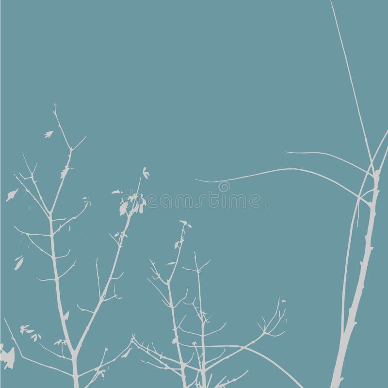 Silhouettes of Trees on Subtle Background. Tree Pattern Stock ...