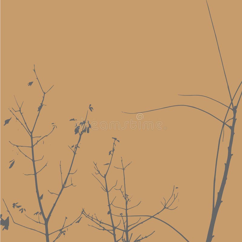 Silhouettes of Trees on Subtle Background. Tree Pattern Stock ...