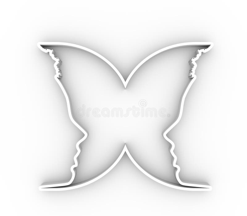 3d Two Face Head Stock Illustrations – 619 3d Two Face Head Stock ...