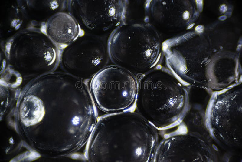 Silica Gel for Moisture Control, Absorbent Particles Under a Light ...