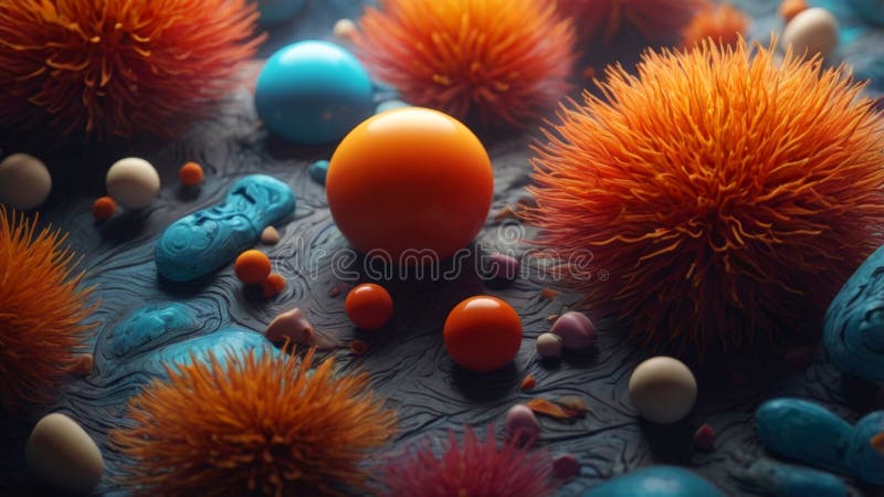 Silicon-based Lifeforms with Intricate, Vibrant Structures in a Surreal ...