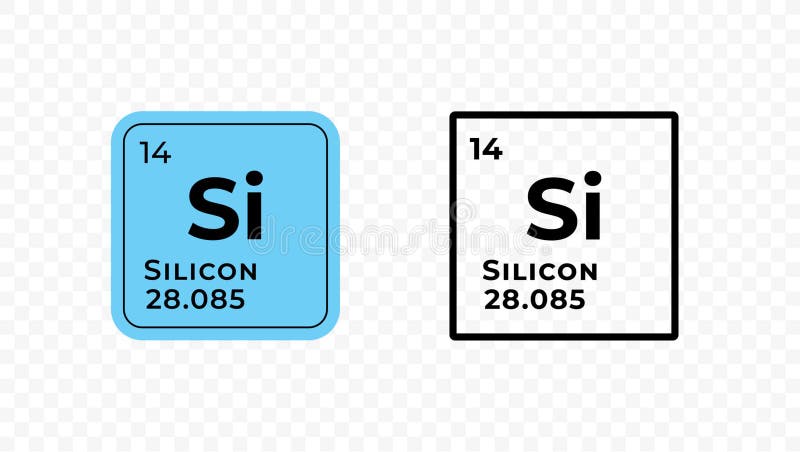 Silicon, Chemical Element of the Periodic Table Vector Stock Vector ...