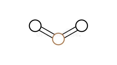 Silicon Dioxide Molecule, Structural Chemical Formula, Ball-and-stick ...