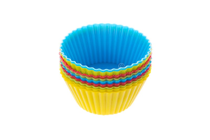 Silicon Forms for Homemade Cupcakes Stock Photo - Image of muffin ...