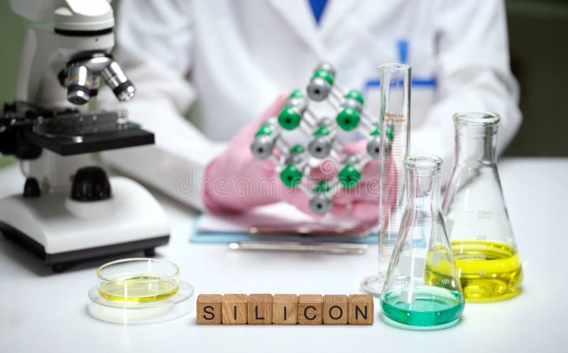 A Silicon Molecule Displayed in a Laboratory Setup with Various ...