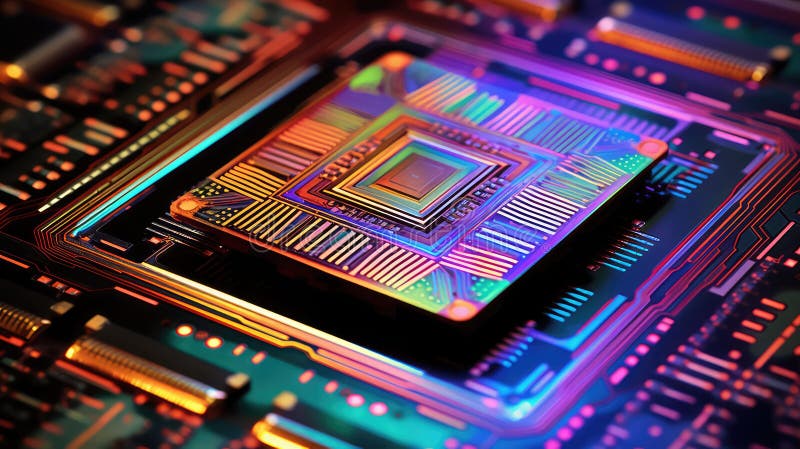 Silicon tech texture stock illustration. Illustration of sophistication ...