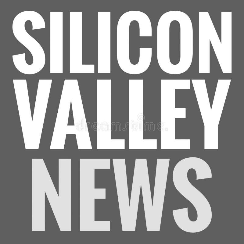 Silicon Valley News Text Illustration Background Header Abstract Stock ...