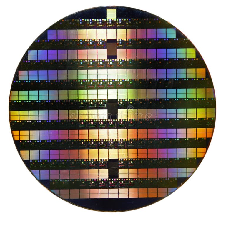 Silicon wafer stock image. Image of manufacturing, multi - 37232881