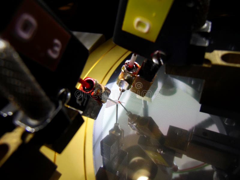 Silicon wafer machine stock photo. Image of facility, technician - 8327732