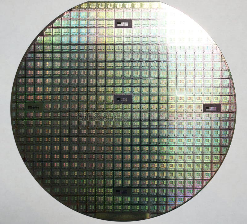 Computer Chip Pins Cpu Processor Pentium Magnified. Stock Photo - Image ...