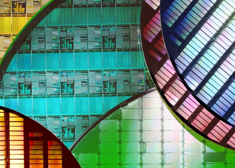 Silicon Wafers - Electronics Stock Image - Image of circuitry ...