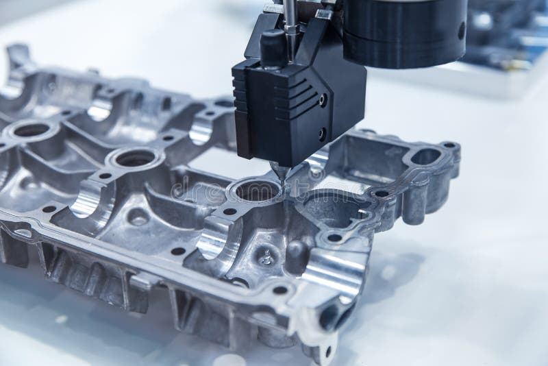 Silicone Injection on Cylinder Head Cover Stock Image - Image of ...